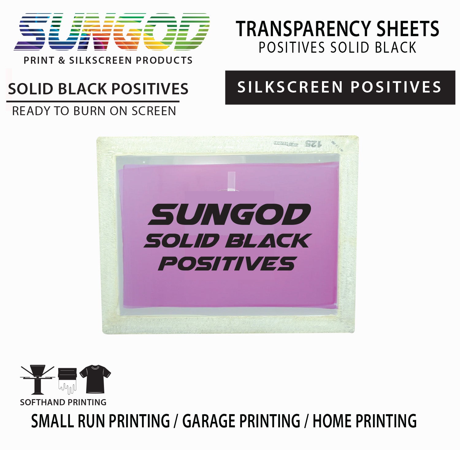 Solid Black positive Films – SunGod